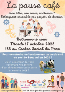 Le Centre Social du Parc vous invite à venir construire collectivement un week-end ouvert à tous